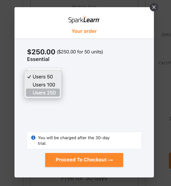 Start a Free Trial of SparkLearn