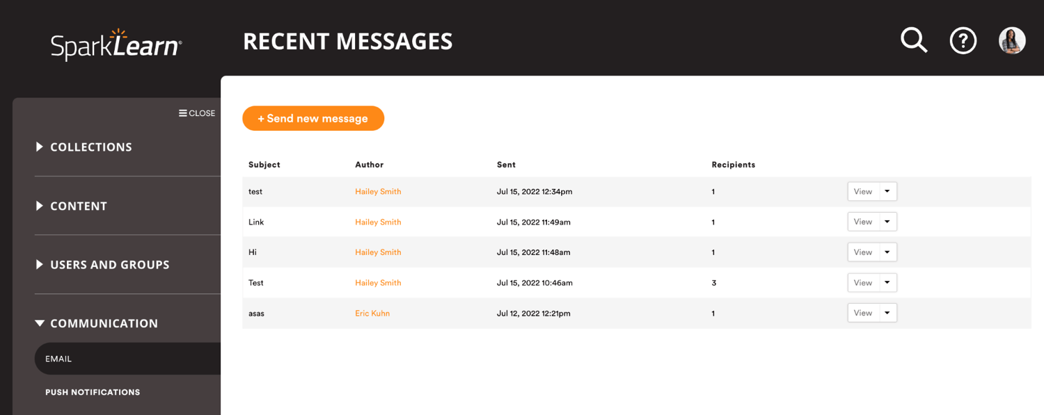 Send Email Notifications