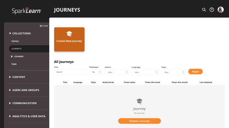 Create a New Journey