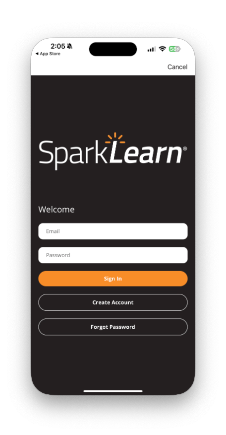 Get Started: Download and Sign In to the SparkLearn App