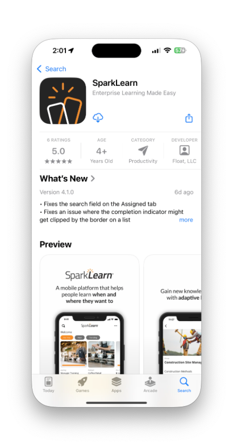 Get Started: Download and Sign In to the SparkLearn App