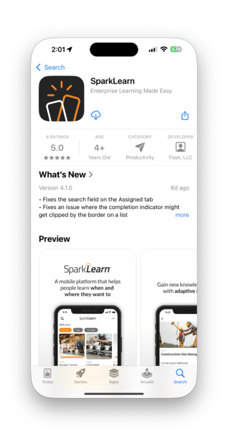 Get Started: Download and Sign In to the SparkLearn App
