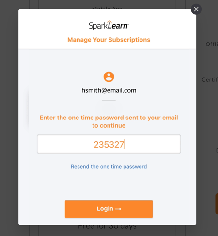 Cancel Your SparkLearn Subscription
