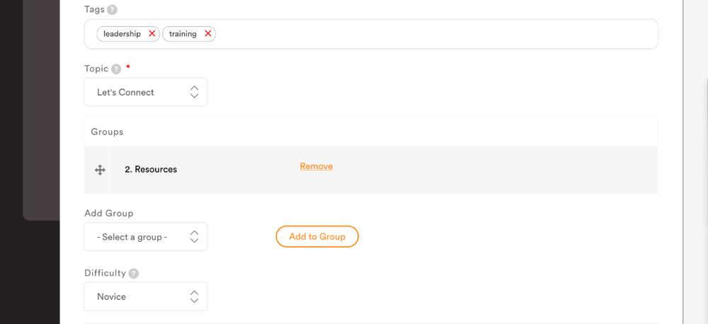 Add OpenSesame Content to SparkLearn