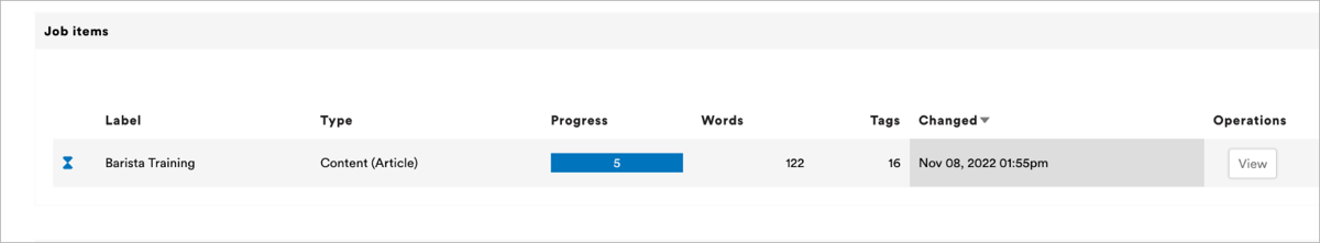 Create a Translation with an XLF File