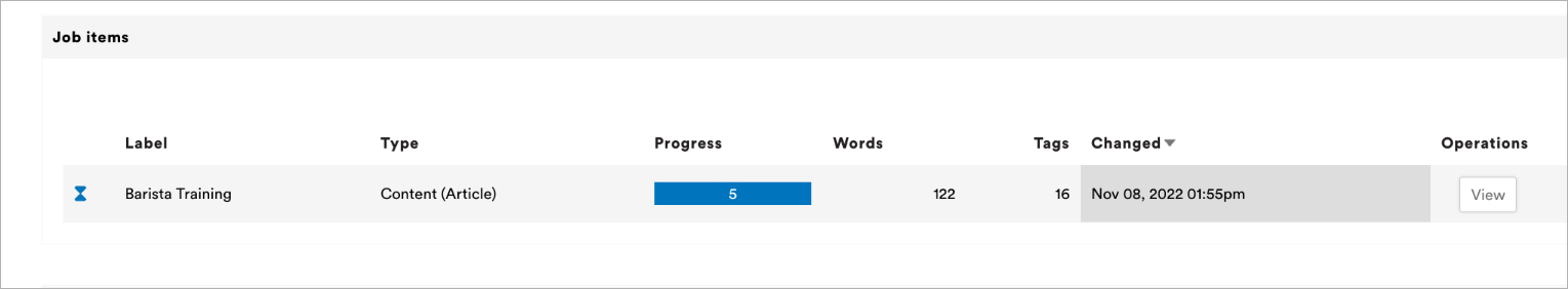 Create a Translation with an XLF File