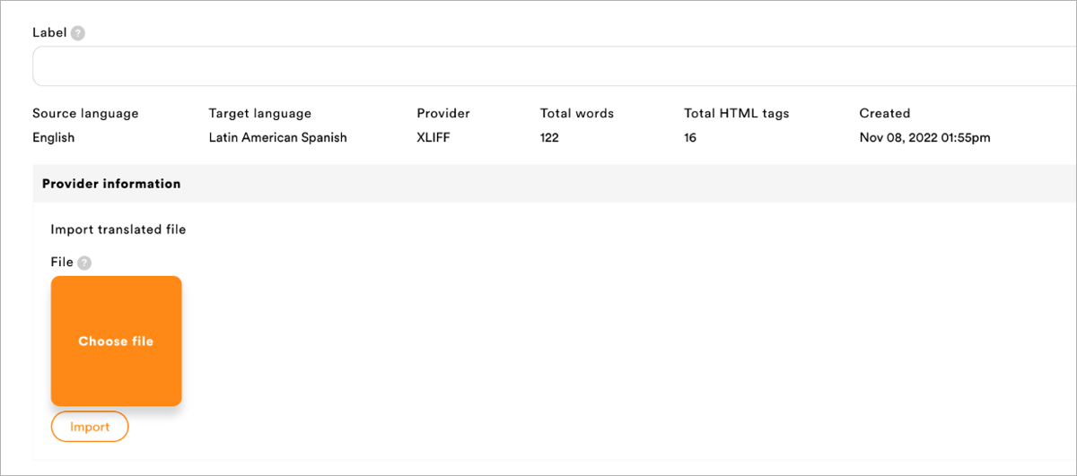 Create A Translation With An Xlf File
